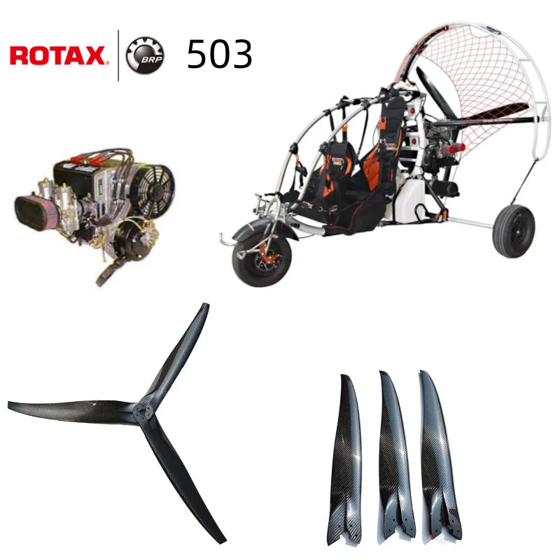 Rotax 503 carbon propeller supper light Custom carbon propellers for ...